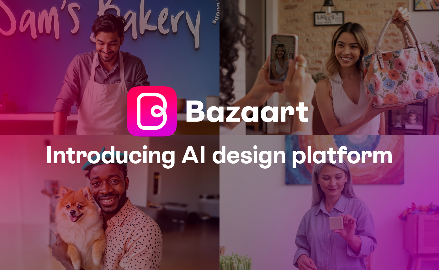 Bazaart AI design platform launch: iOS, Android and Web
